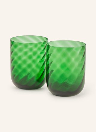Dolce & Gabbana Dolce & Gabbana Casa 2er-Set Trinkgl&auml;ser Carretto gruen