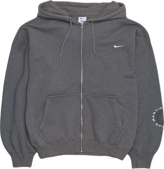 Nike Homme, Sweatshirts et sweats &agrave; capuche, Noir, Taille: S SweaT-shirt zipp&eacute; &agrave; capuche avec motif logo