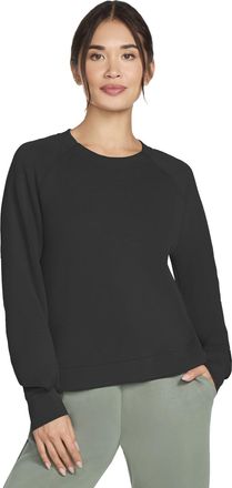 Skechers Performance Skechluxe Elevate Rundhals Damen Sweatshirt Schwarz
