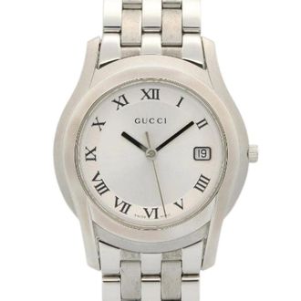 Gucci Montre Pre-owned G Class en acier inoxydable - Homme - Pre-owned - Gris - Taille: ONE Size