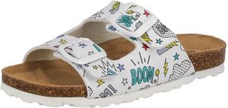 Lico Bioline Zippy, Mules Garçon Unisex Kinder, Blanc (Weiss/Multi Weiss/Multi), 33 EU