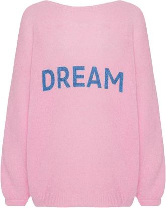 Americandreams Americandreams, Femme, Pulls, Rose, Taille: 38 FR Silja V-neck Knit