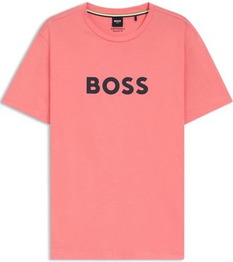 HUGO BOSS Hbw T-Shirt f&uuml;r Herren (Leuchtend Rosa)