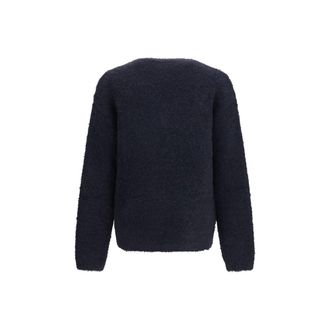 Dolce & Gabbana Alpaca-Blend V-Neck Sweater - Blue