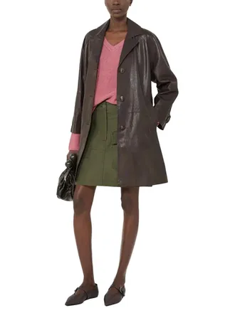 Weekend by Max Mara V-Neck Cotton Sweater - Pink