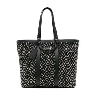 Kenzo Tote Bag mit Haken- und &Ouml;senverschluss - - Bags - Damen - Schwarzk - ONE SIZE