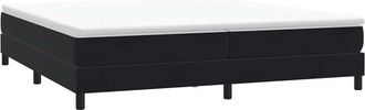 vidaXL Boxspringbett ohne Matratze Schwarz 200x220 cm Samt vidaXL
