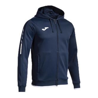Joma Sweat pour Homme - Olympiade - Capuche - Fermeture &eacute;clair, Bleu Marine, L