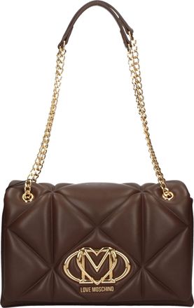 Love Moschino Tasche aus Polyurethan-Kunststoff, Schokoladenbraun, Schokobraun, Einheitsgröße