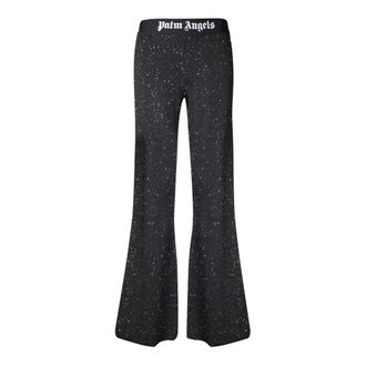 Palm Angels Schwarze Hose f&uuml;r Frauen Aw23 - - Trousers - Damen - Schwarzk - S