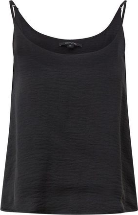 Comma Muskelshirt T-Shirt Top aus schimmerndem Jersey-Piqu&eacute;