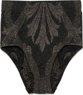 Wolford x ETRO short &agrave; motif en jacquard - Noir