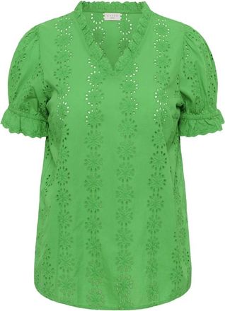 Kaffe Curve Femme, Blouses et Chemises, Vert, Taille: 46 FR Blouses