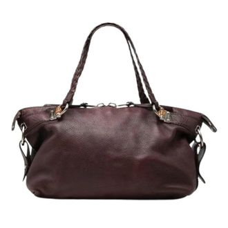 Gucci Pre-owned Leather Tote - - Pre-owned - Damen - Braun - ONE SIZE