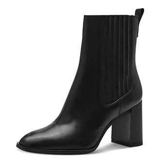 Tamaris Femme Bottines, Dame Bottines,Demi-Bottes,Bottine,Haut de la Cheville,Fermeture éclair,Black,39 EU