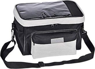 Relaxdays Fahrradtasche Kühlbox Kühltasche Lenkerkühltasche Lenkertasche Lenkerkühlbox Fahrrkühlbox Fahrrad Tasche 501 Maße: ca. 30x18x15 cm