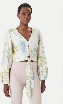 Guess Bluse W6GHA4 W2565 Creme Regular Fit