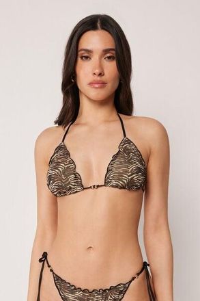 Calzedonia Triangel-bikinioberteil Doll Zebra Braun