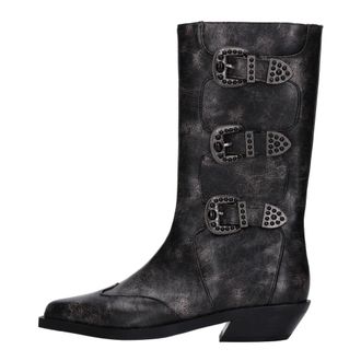 Noa Harmon Femme, Chaussures, Noir, Taille: 40 EU Cowboy Bottes
