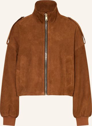 AllSaints Allsaints Lederjacke Lowden braun