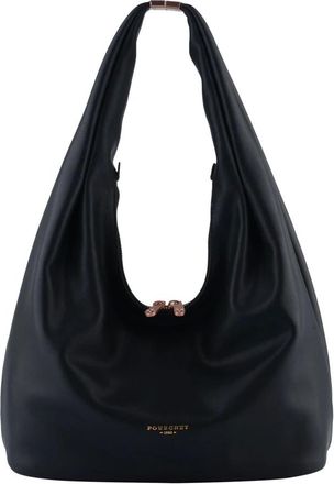 Pourchet Femme, Sacs, Bleu, Taille: ONE Size Arche Shoulder Bag