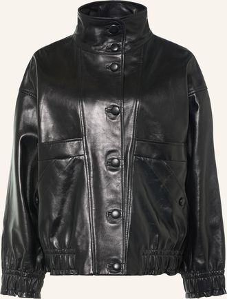 Sandro Sandro Lederjacke schwarz