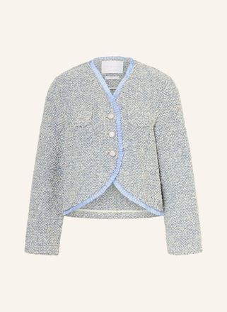 Rich & Royal Strickjacken Mit R&uuml;schen grau