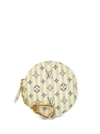 Louis Vuitton porte-monnaie Mini Lin à motif monogrammé (2007) - Tons neutres
