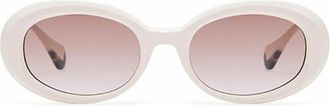 Gigi Studios Anja Sonnenbrille - - Accessories - Damen - Beige - ONE SIZE