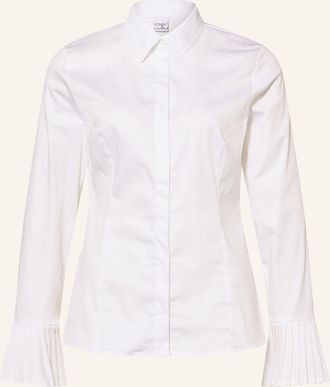Tonno & Panna Tonno & Panna Hemdbluse Mit Plissees weiss