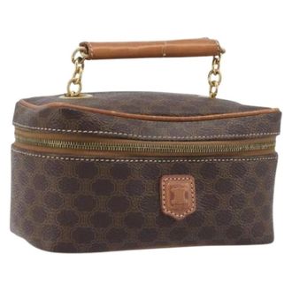 Celine Sac &agrave; main vintage en plastique Pre-owned - Femme - Pre-owned - Brun - Taille: ONE Size