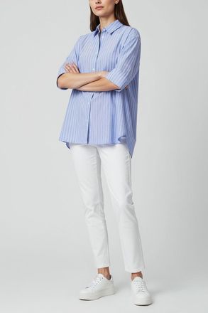 Gerard Darel Chemise oversize en popeline ray&eacute;e -UNISA - Nuage