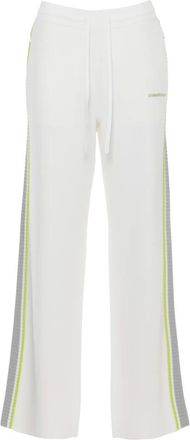 Casablanca Femme, Pantalons, Blanc, Taille: 38 FR Pantalon de surv&ecirc;tement avec logo