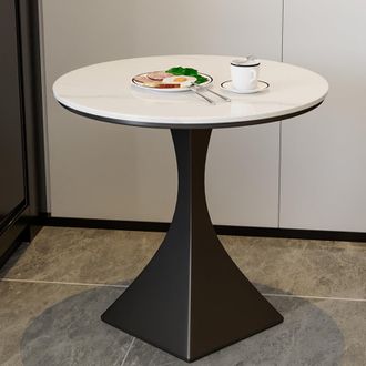 Generic Moderner stilvoller Couchtisch, minimalistischer Kleiner runder Kaffeetisch, einzigartiger Akzenttisch für kleine Räume, für Wohnzimmerbüro zu Hause 6