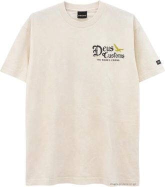 Deus Homme, Tops, Blanc, Taille: S Beep-Beep T-shirt