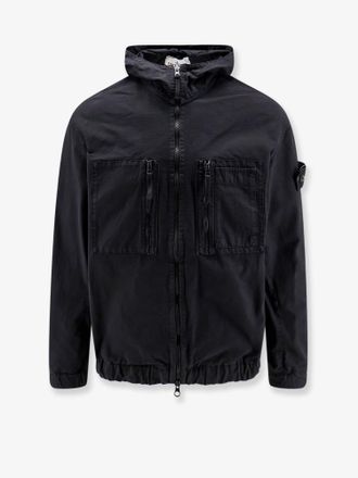 Stone Island Hooded organic cotton jacket - STONE ISLAND - gender_Man