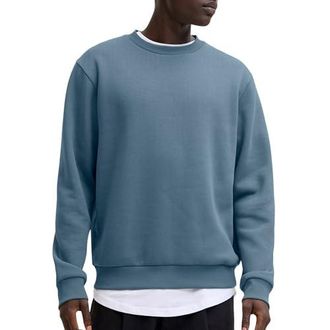 Jack & Jones Jjebradley Sweat Crew Noos Homme Jjebradley Sweat Crew Noos, Blue Mirage., XL