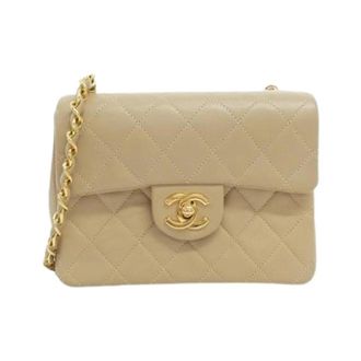 Chanel Pre-owned Lambskin Shoulder Bag - - Pre-owned - Damen - Beige - ONE SIZE