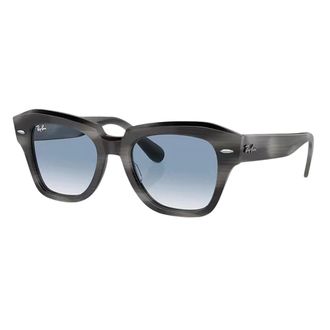 Ray-Ban unisex, Accessoires, Gris, Taille: 49 MM Lunettes de soleil carrées State Street