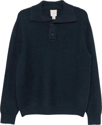 Calvin Klein Pull en laine &agrave; point fantaisie - Homme - Pulls - Bleu - Taille: XS