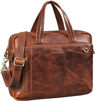 STILORD Ramon Premium Sacoche Cuir Homme Serviette Cuir Véritable Sac Business daffaires Mallette Cartable Grande pour Ordinateur Portable 15 Pouces avec Band