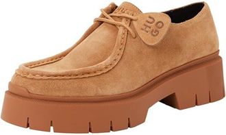 HUGO BOSS Femme Kris_Derby_SD Bottines &agrave; Lacets, Marron Pastel Clair, 40 EU