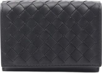 Bottega Veneta petit portefeuille pliant (2012-2025) - Noir