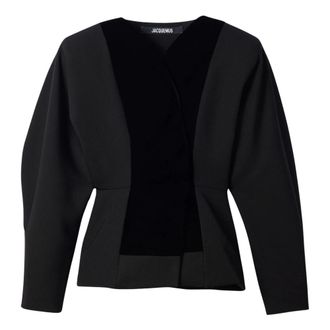 Jacquemus Paloma Jacket - Femme - Vestes - Noir - Taille: 34 FR
