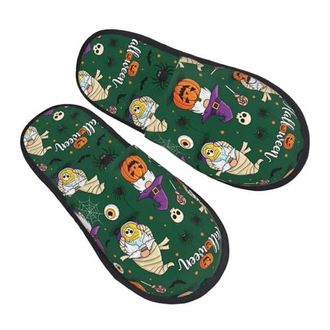 Generic Chaud Pantoufles Gnome momie dHalloween Maison Pantoufles &eacute;l&eacute;gant Chaussons pour Homme pour Maison Homme Int&eacute;rieur M