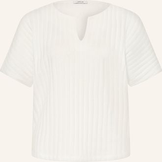 OPUS Boucl&eacute;-Strickshirt Sombri weiss