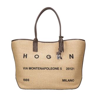 Hogan Address Tote Bag - - Bags - Damen - Beige - ONE SIZE