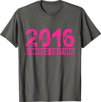 Limited Edition 2016 Geburtstag 2016 Jahrgang 2016 T-Shirt