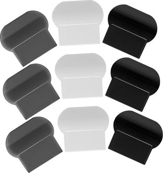 DOITOOL 9 St&uuml;ck Teiliges Wc sitzheber aus Langlebigem PC Material Leichter Selbstklebender Toilettendeckelheber f&uuml;r Hygienisches Anheben f&uuml;r Senioren Familien