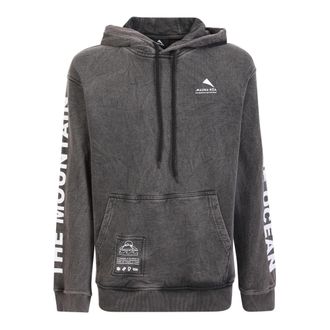 Mauna Kea Sportlicher Grauer Sweatshirt mit Kapuze und Logo-Print - - Sweatshirts & Hoodies - Herren - Grau - XS